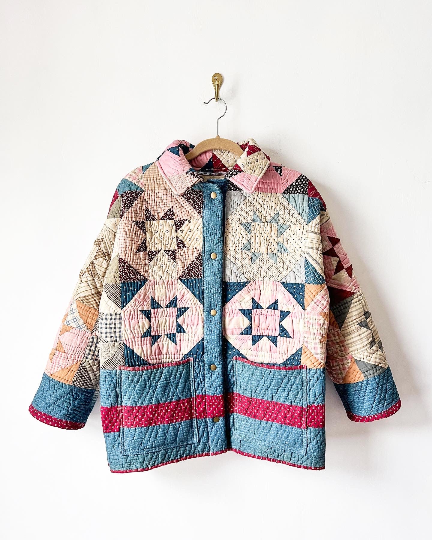 One-of-a-Kind: Dandy Quilt Block Chore Coat – ANEMONEVT